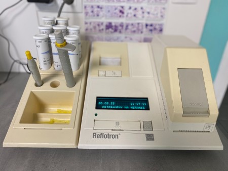 Predám plne funkčný spoľahlivý biochemický analyzátor značky Reflotron ...